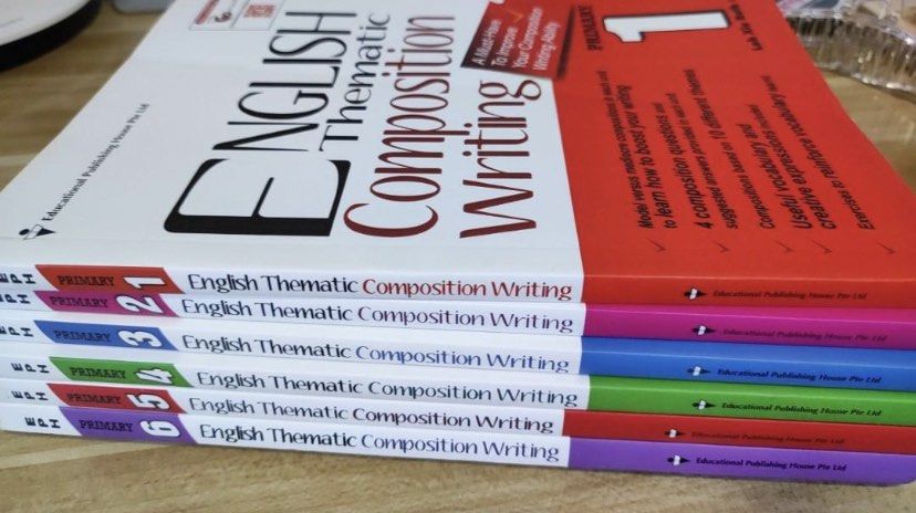 English Thematic Composition Writing P1-P6, Hobbies & Toys, Books ...