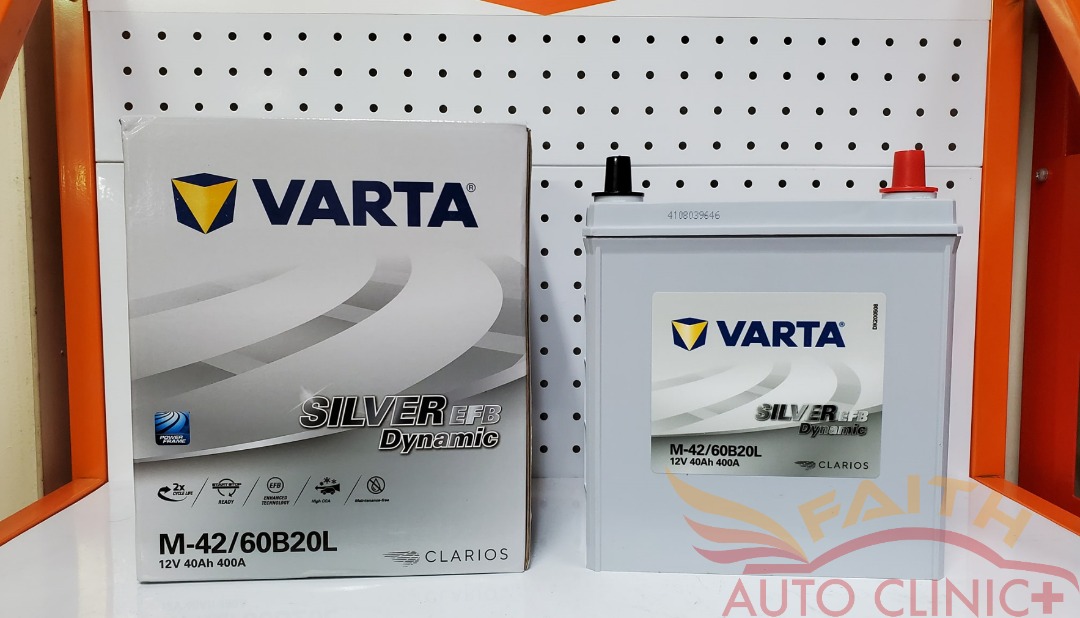 FAC 全新德國 VARTA Silver Dynamic 60B20L EFB Battery 銀動力汽車電池 支援 Start stop 車款(合: Honda Jazz Freed等車款 ...