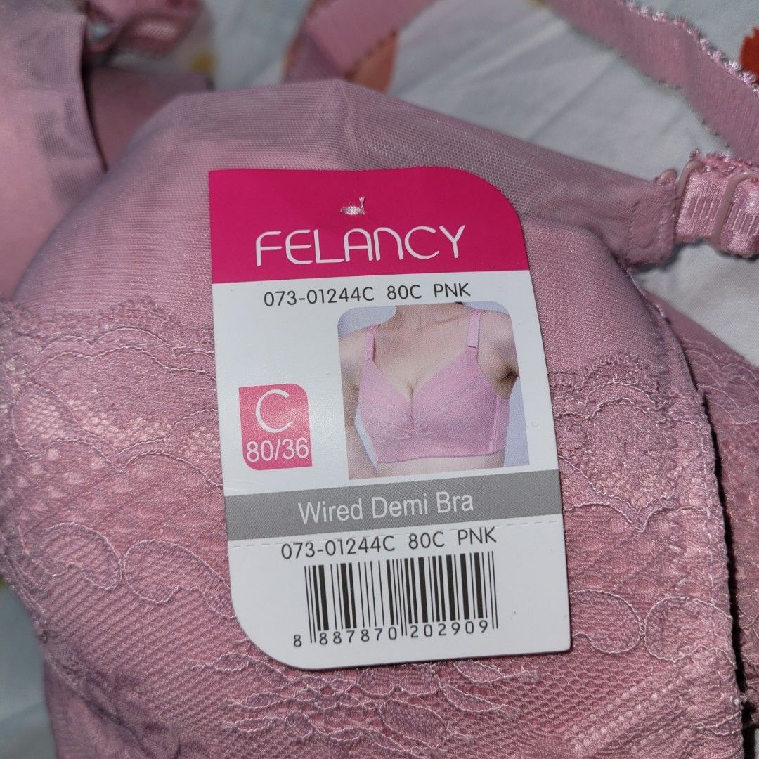 Felancy Wired Demi Bra, Women's Fashion, New Undergarments & Loungewear ...