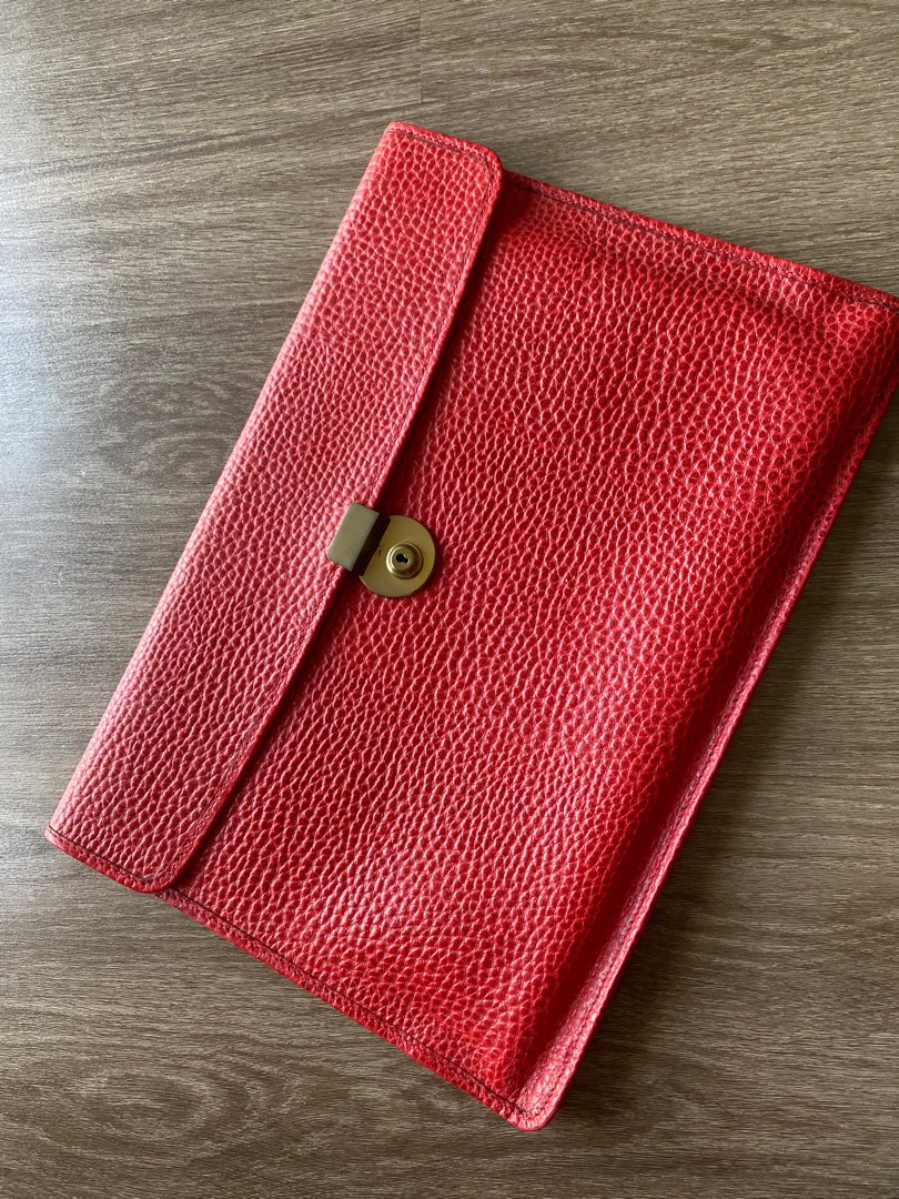 Fino Leather Envelope with Lock on Carousell