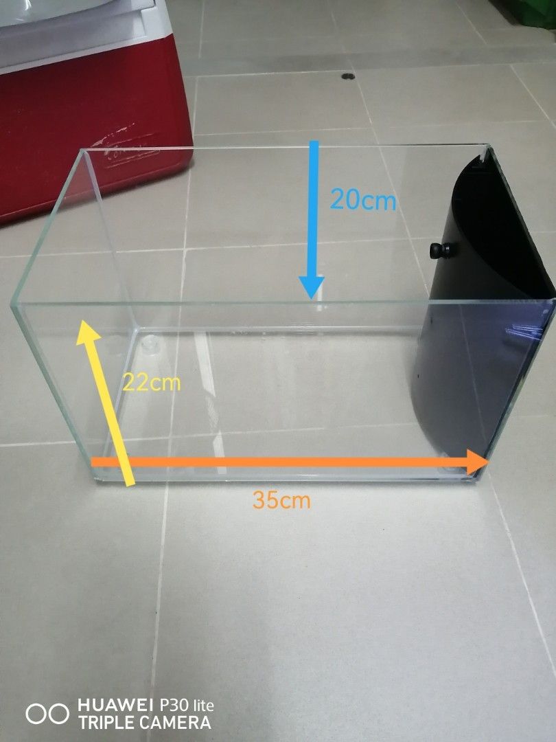 Fish tank build in filter and LED light, Pet Supplies, Homes & Other ...