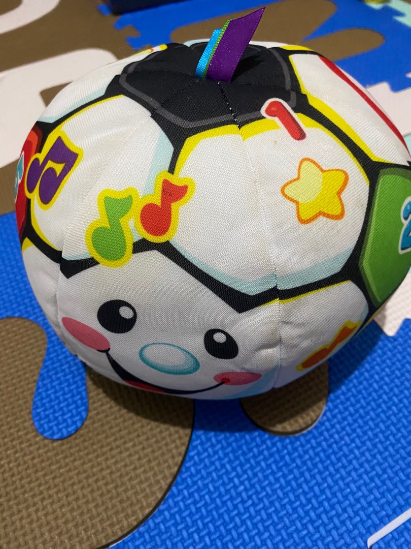 Fisher price Laugh & Learn singing soccer ball bat op working on Carousell