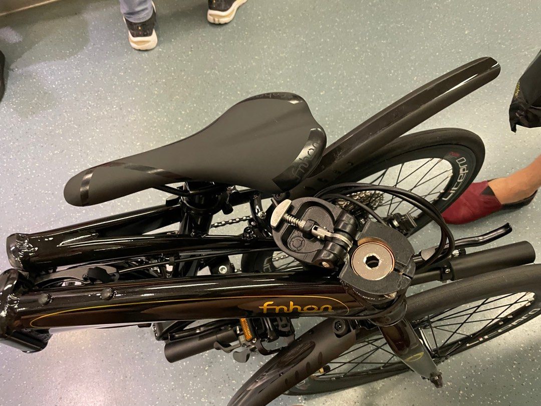 Fnhon Tornado, Classic Metallic Black (10 Speed) Light Weight, Sports ...