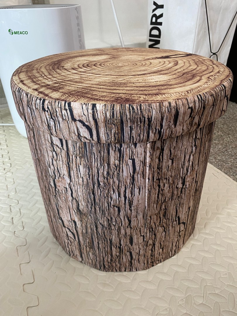 Foldable Storage Stool, Furniture & Home Living, Home Improvement ...