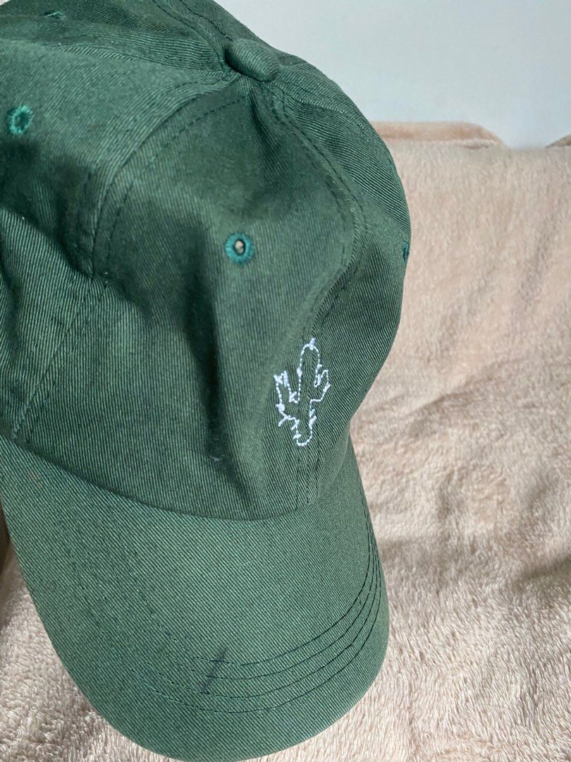 Forest green baseball cap on Carousell