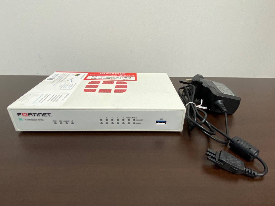 Fortigate 50E, Computers & Tech, Parts & Accessories, Networking on ...