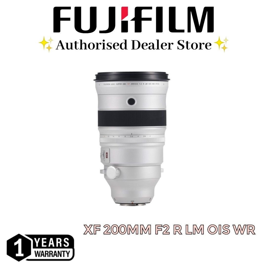 FUJI XF 200mm f2 r lm ois wr / 200MM F2 fuji lens, Photography, Lens ...