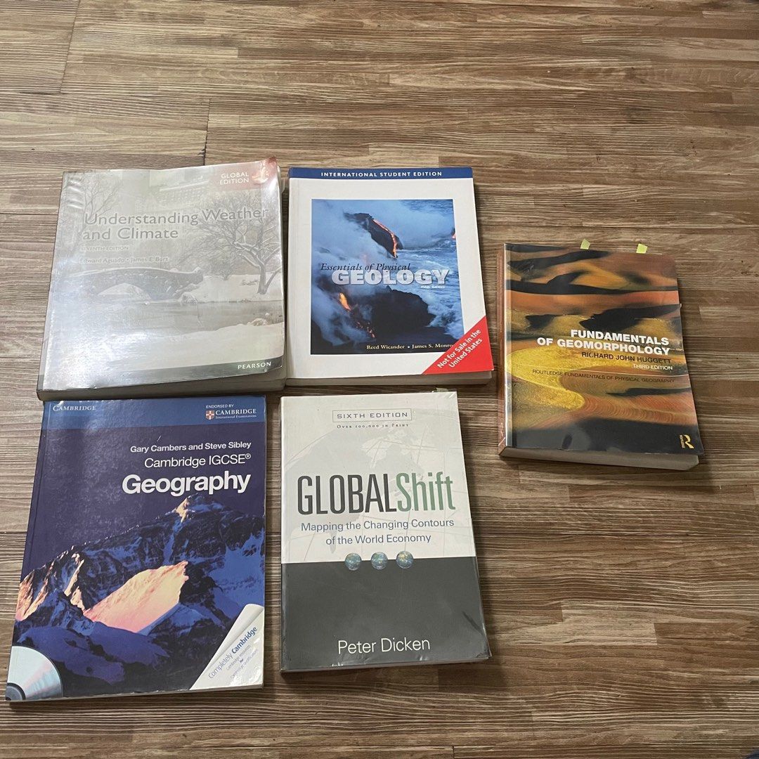 geography textbooks and encyclopedias for a-levels & university ...