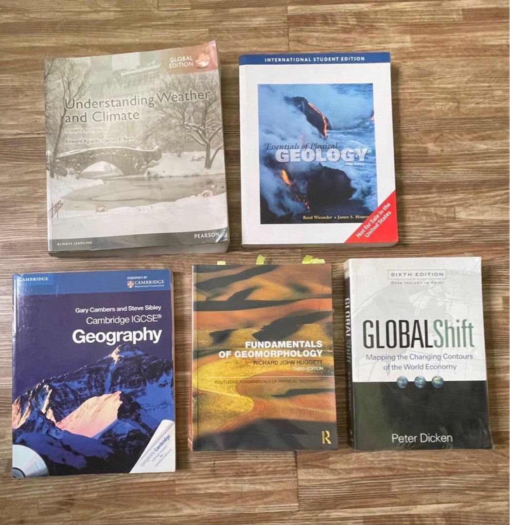 geography textbooks and encyclopedias for a-levels & university ...