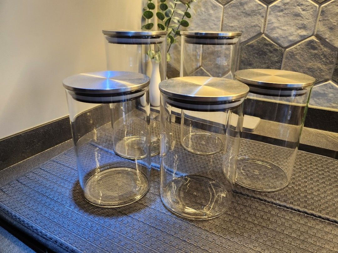 Glass Jars, Furniture & Home Living, Kitchenware & Tableware, Food ...
