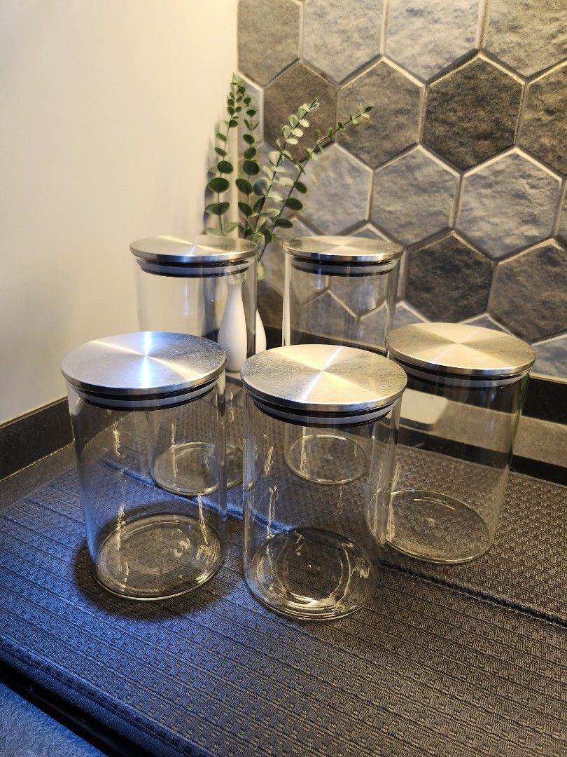 Glass Jars, Furniture & Home Living, Kitchenware & Tableware, Food ...