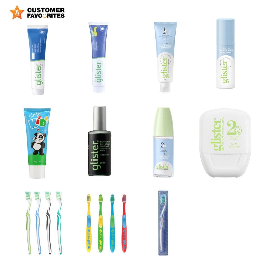 Glister Multi-Action Fluoride / Glister White Tea Toothpaste/ Glister ...