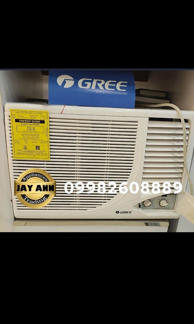 Gree window type aircon, TV & Home Appliances, Air Conditioning and ...