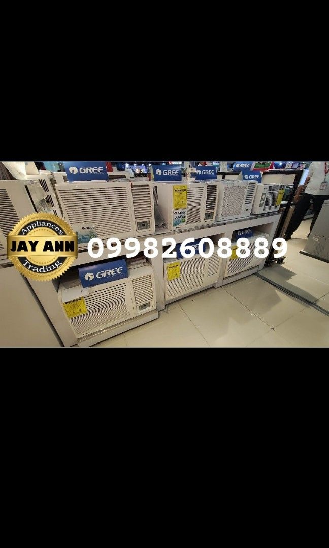 Gree window type aircon, TV & Home Appliances, Air Conditioning and ...