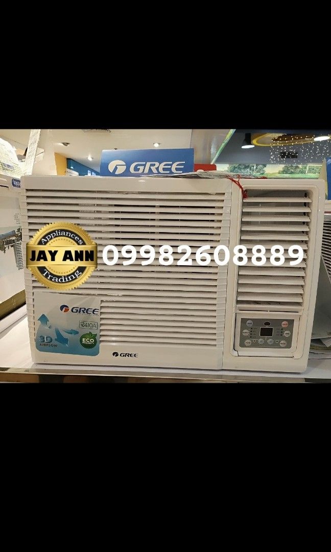 Gree window type aircon, TV & Home Appliances, Air Conditioning and ...