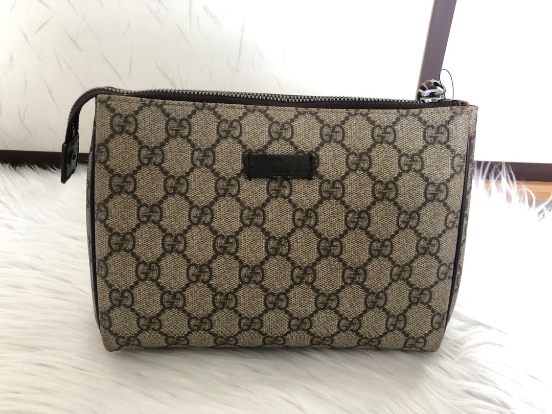 Gucci Pouch, Luxury, Bags & Wallets on Carousell