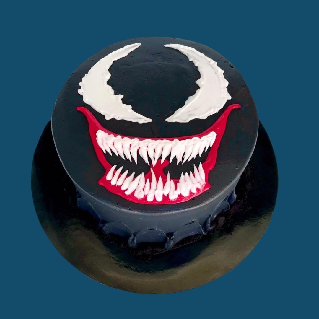 Halal-Certified Venom Cake, Food & Drinks, Homemade Bakes on Carousell