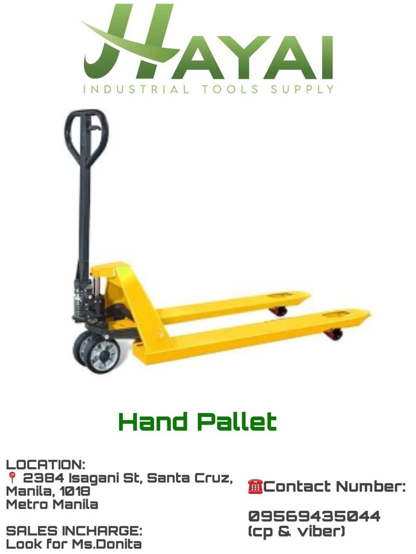 Hand Pallet, Commercial & Industrial, Industrial Equipment on Carousell