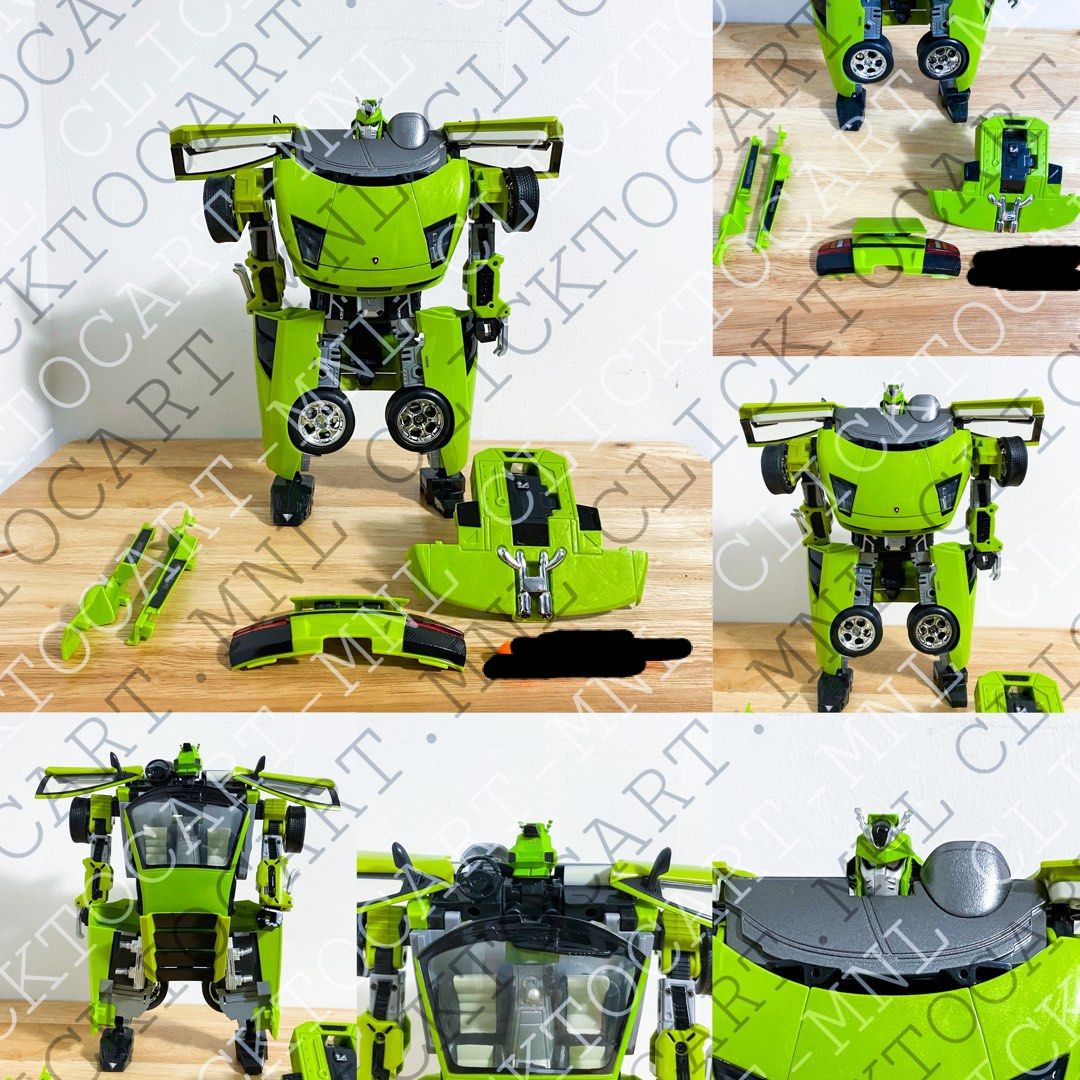 Happy Well RoadBot 1/18 Scale Robot Lamborghini Murcielago Transformers ...
