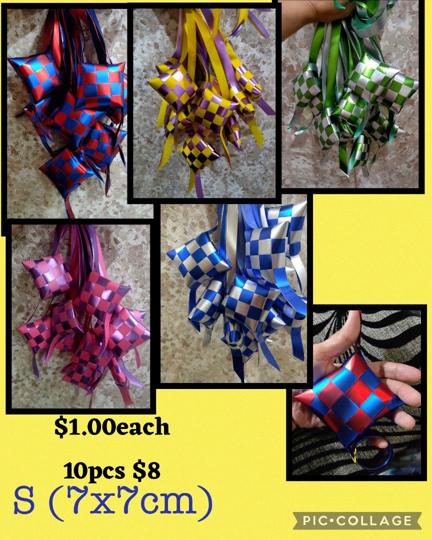 Hari Raya Ketupat Decorations, Hobbies & Toys, Stationery & Craft, Handmade Craft on Carousell