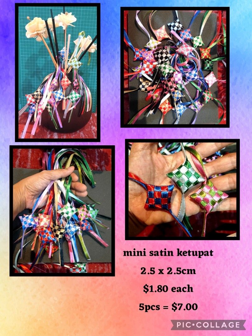 Hari Raya Ketupat Decorations, Hobbies & Toys, Stationery & Craft, Handmade Craft on Carousell