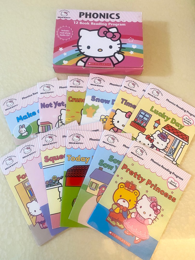 Hello Kitty PHONICS, 12 books in very good condition with original box ...