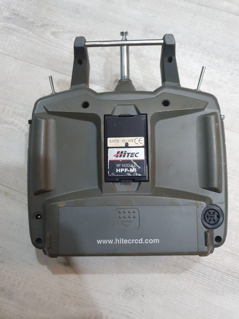Hitec Optic 6 RC transmitter controller, Photography, Drones on Carousell