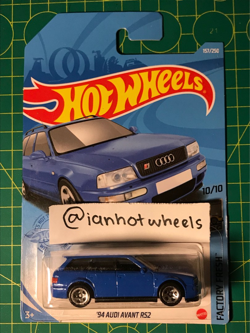 Hotwheels Audi RS2 Avant Blue, Hobbies & Toys, Toys & Games on Carousell