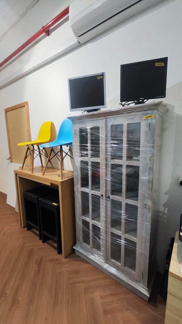 Howdycares Upcycle Masterpieces: Tinted Tall Display Cabinet & Working ...