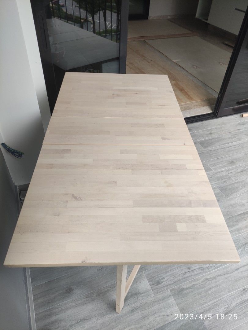 Ikea convertible table, Furniture & Home Living, Furniture, Tables ...