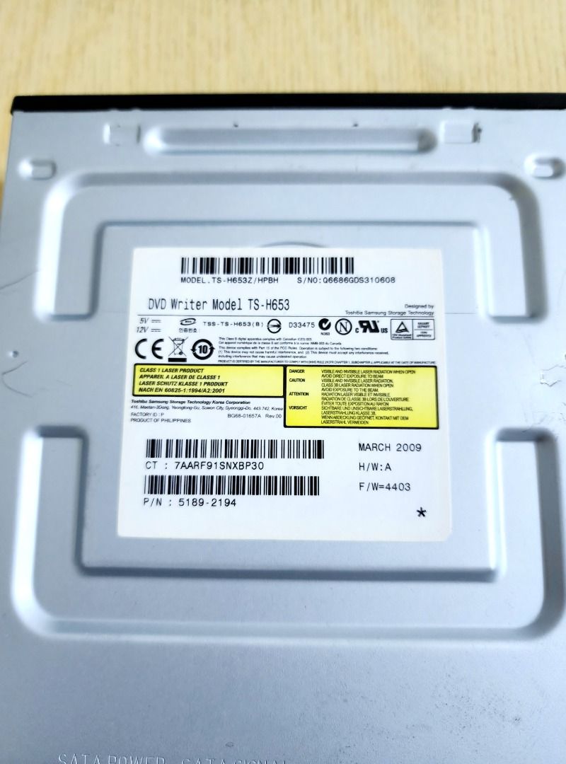 Internal SATA DVD Writer, Computers & Tech, Parts & Accessories ...