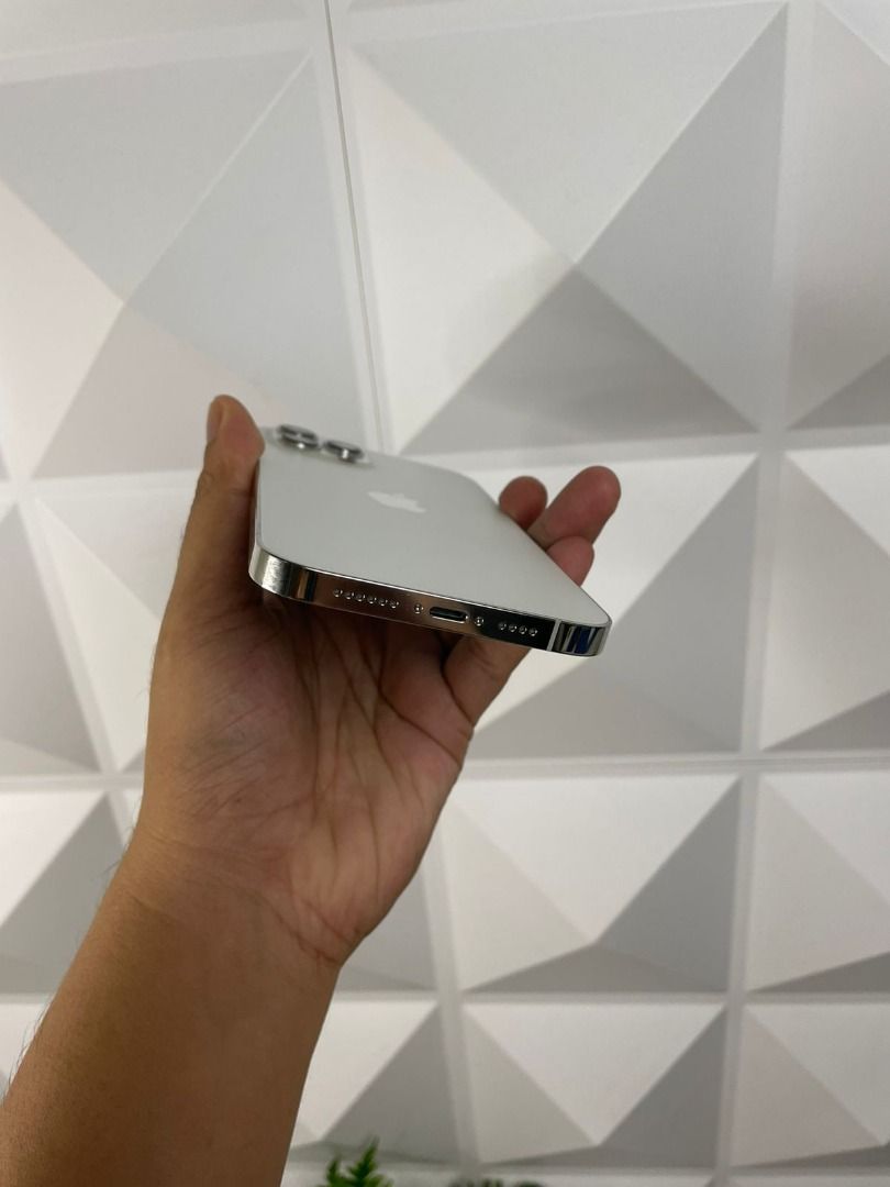 iphone 12 promax white 128 ibox fullset like new on Carousell