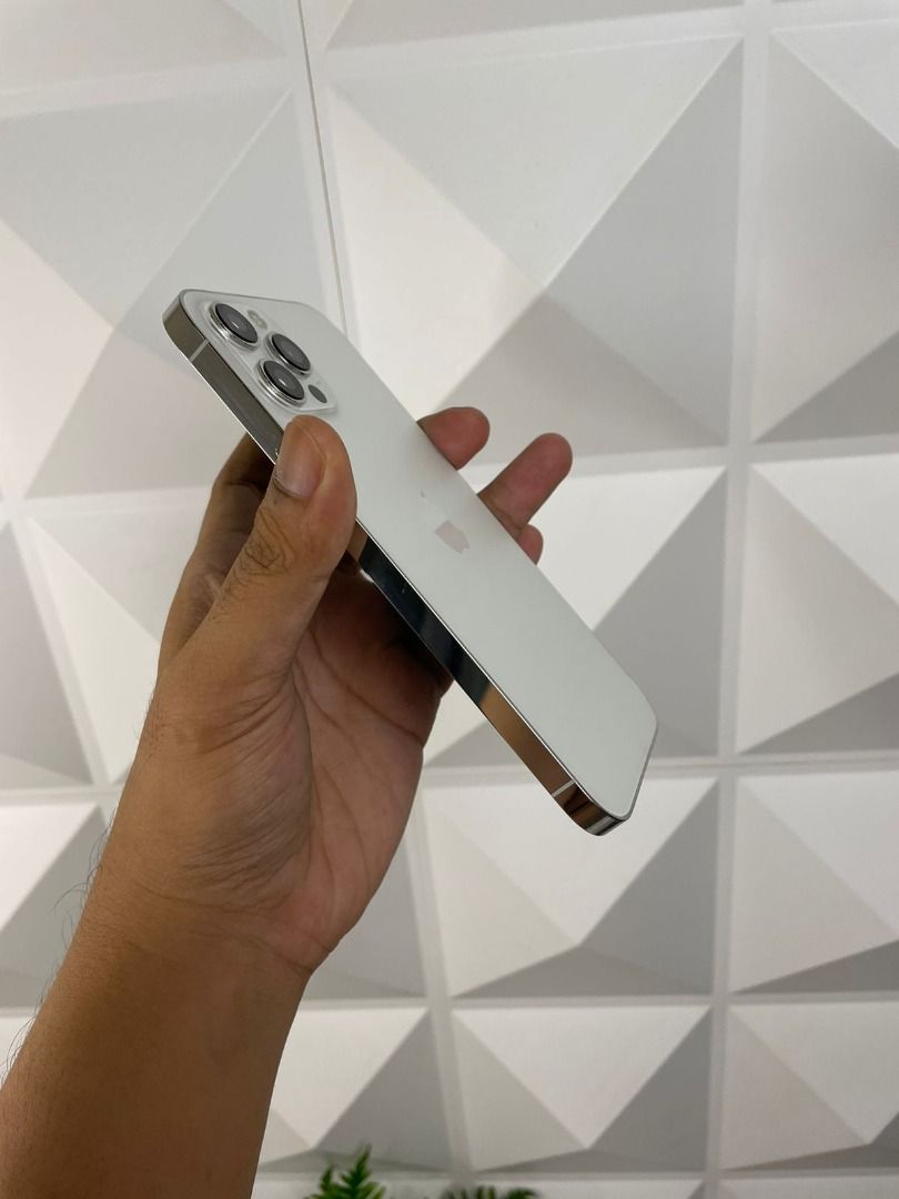 iphone 12 promax white 128 ibox fullset like new on Carousell