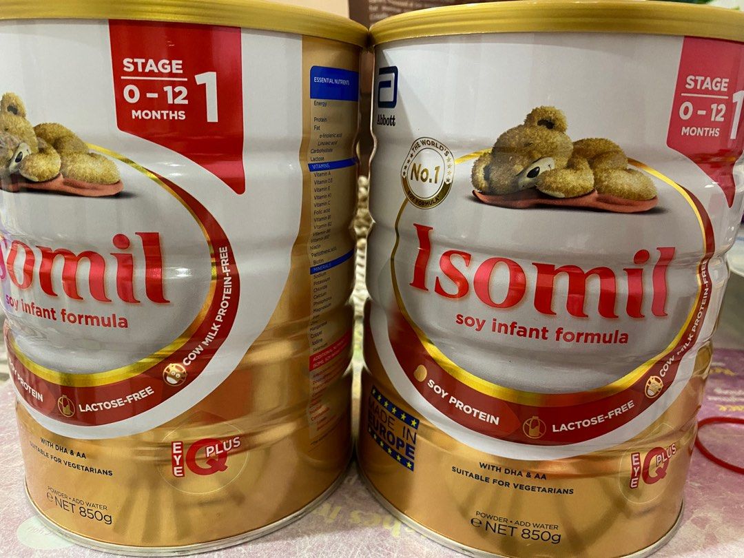 Isomil soy infant formula stage 1 (0 - 12 mths), Babies & Kids, Nursing ...