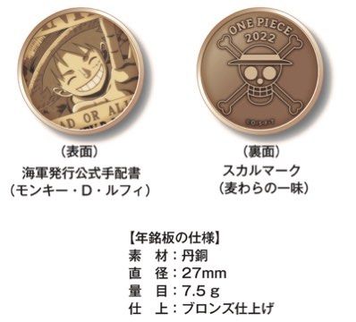 Japan exclusive One piece coin set 2022, Hobbies & Toys, Memorabilia ...
