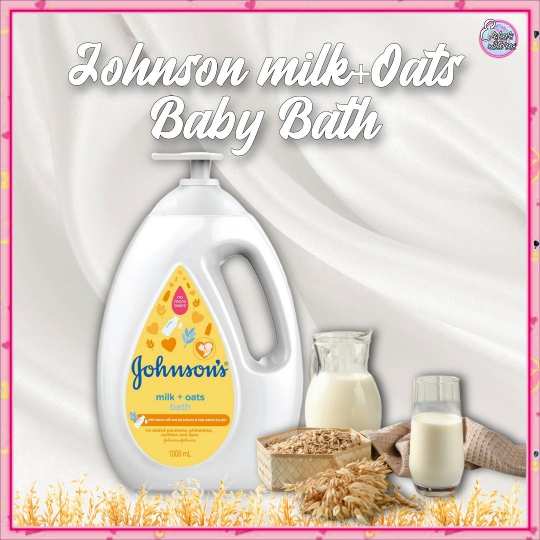 Johnson Milk Bath 1L ORIGINAL NOT SG, Beauty & Personal Care, Bath ...