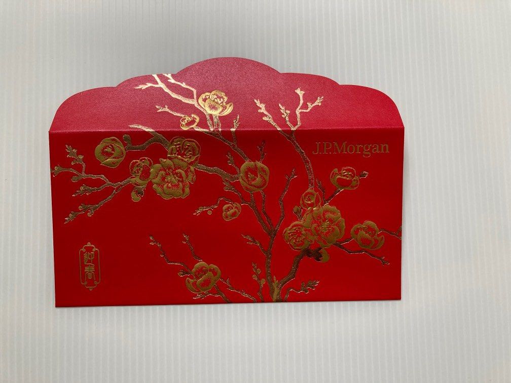 J.P.Morgan Ang Pow / Red Packet - 1 pack 8 pcs, Hobbies & Toys ...