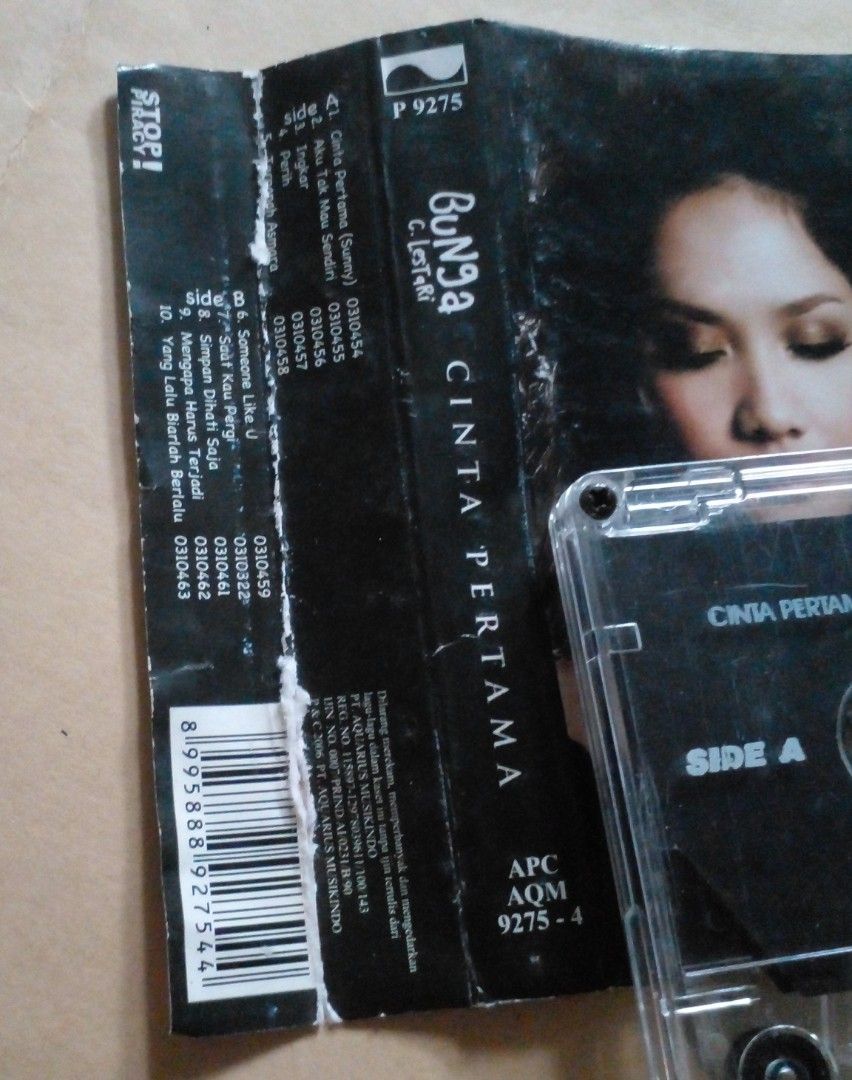 Kaset Bunga Citra Lestari Cinta Pertama, Hobbies & Toys, Music & Media ...