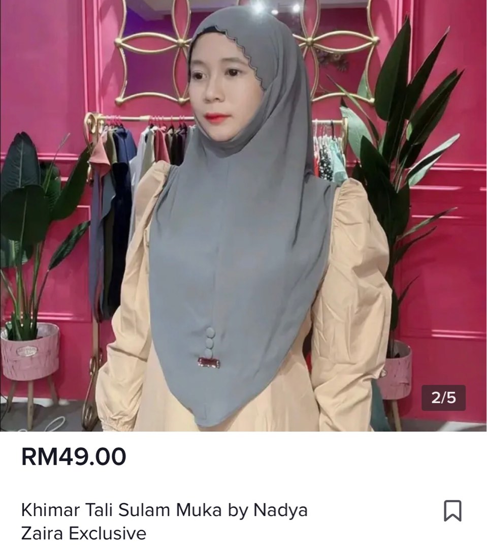 Khimar viral by nadya zaira, Women's Fashion, Muslimah Fashion, Hijabs on Carousell