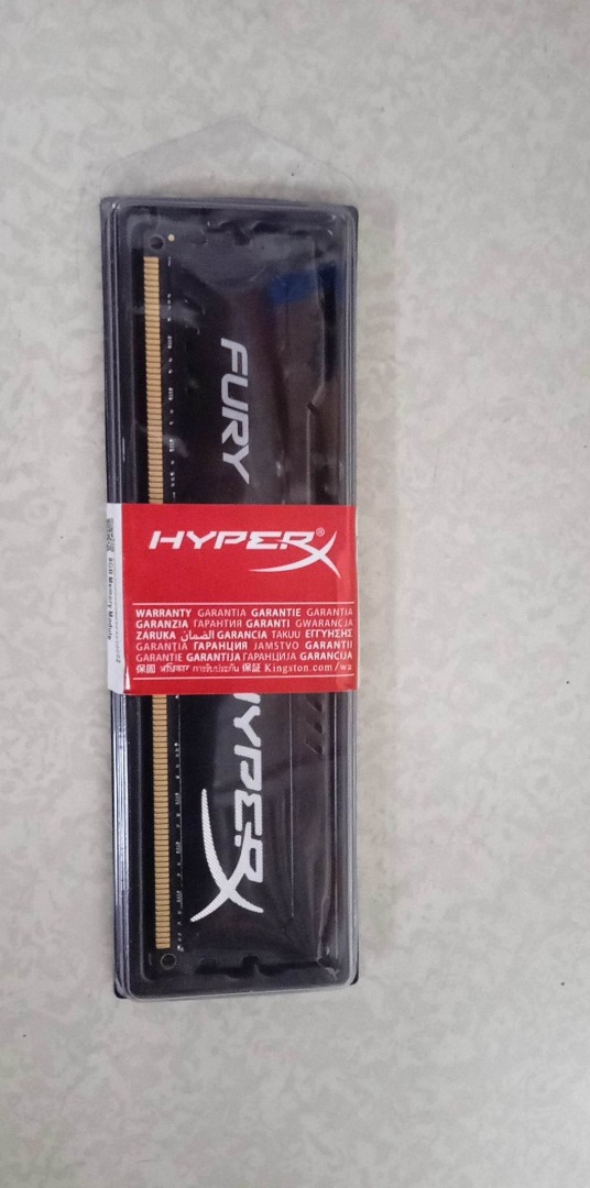 Kingston HyperX RAM 8GB 1600MHz DDR3, Computers & Tech, Parts ...