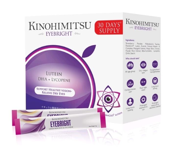 Kinohimitsu Eyebright Lutein/Expiry 2025, Health & Nutrition, Health ...