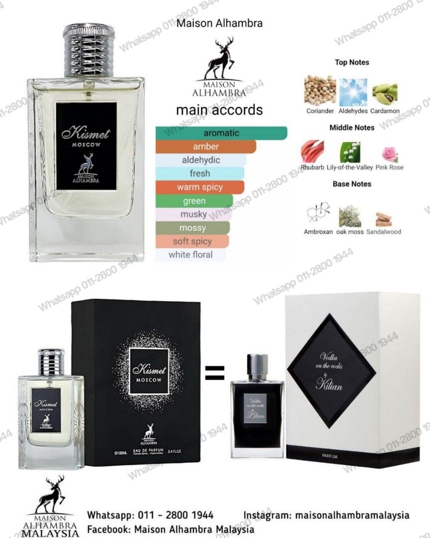 KISMET MOSCOW, Beauty & Personal Care, Fragrance & Deodorants on Carousell