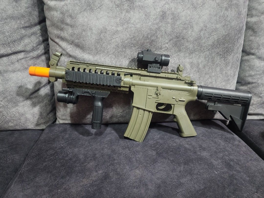 Large machine toy gun with light and sound, Hobbies & Toys, Toys ...