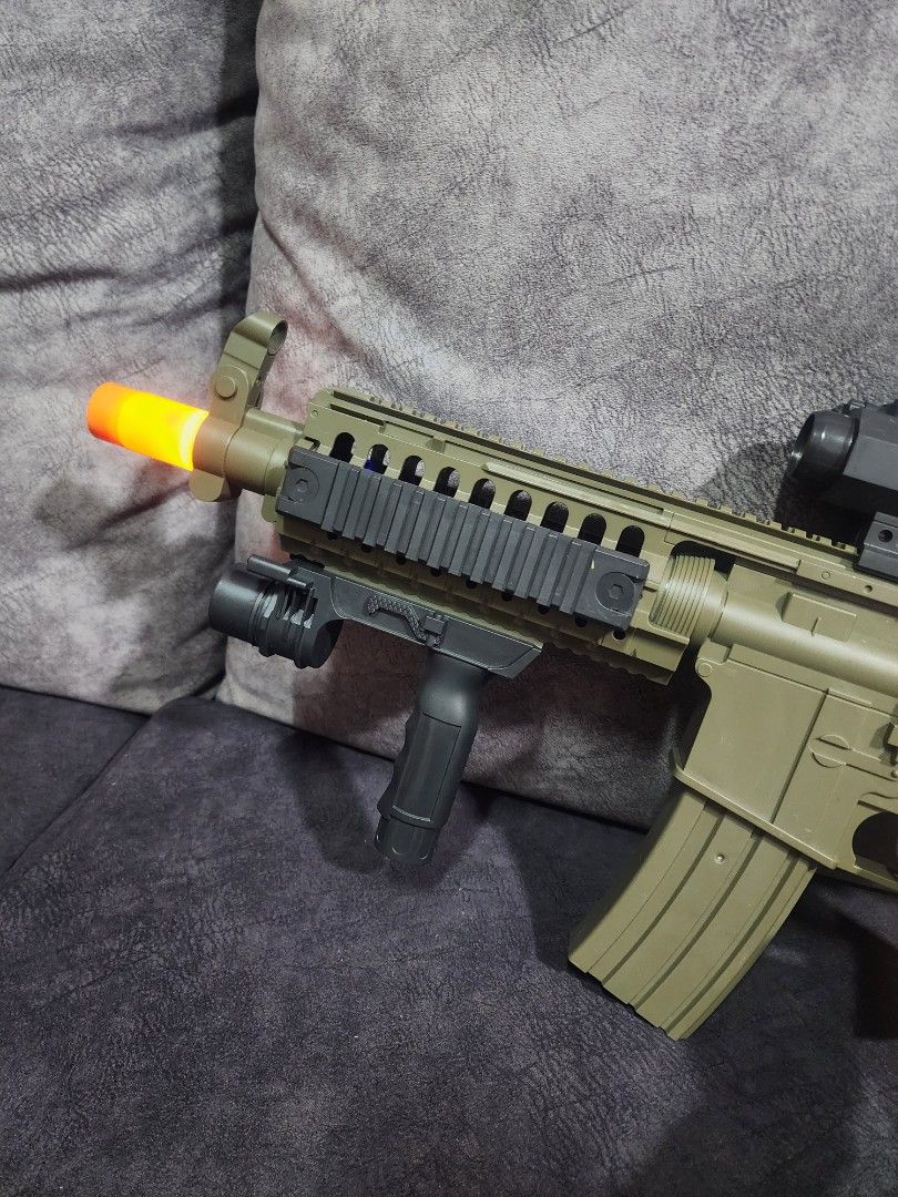 Large machine toy gun with light and sound, Hobbies & Toys, Toys ...