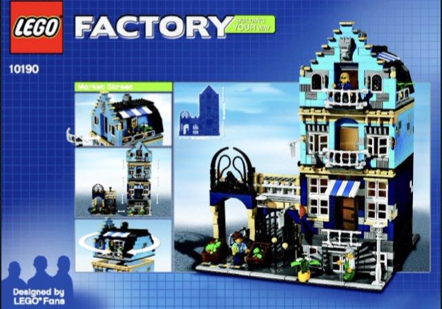 Lego 10190 Modular Building Market Street, Hobbies & Toys, Toys & Games ...
