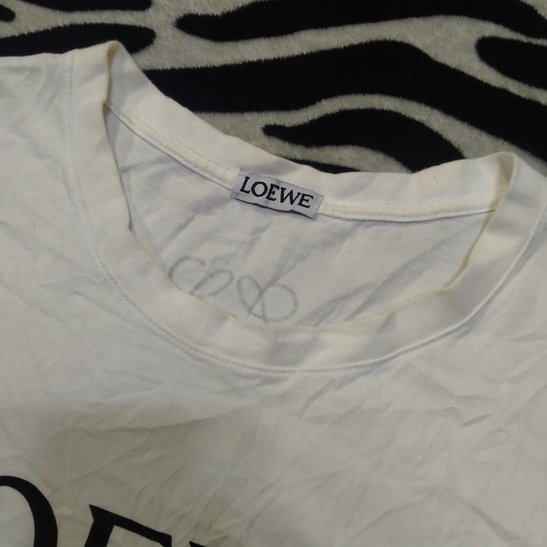 Loewe Portrait Tee, Luxury, Apparel on Carousell