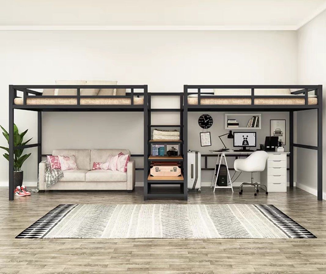 Loft bed customize/single /super single loft bed customize, Furniture ...