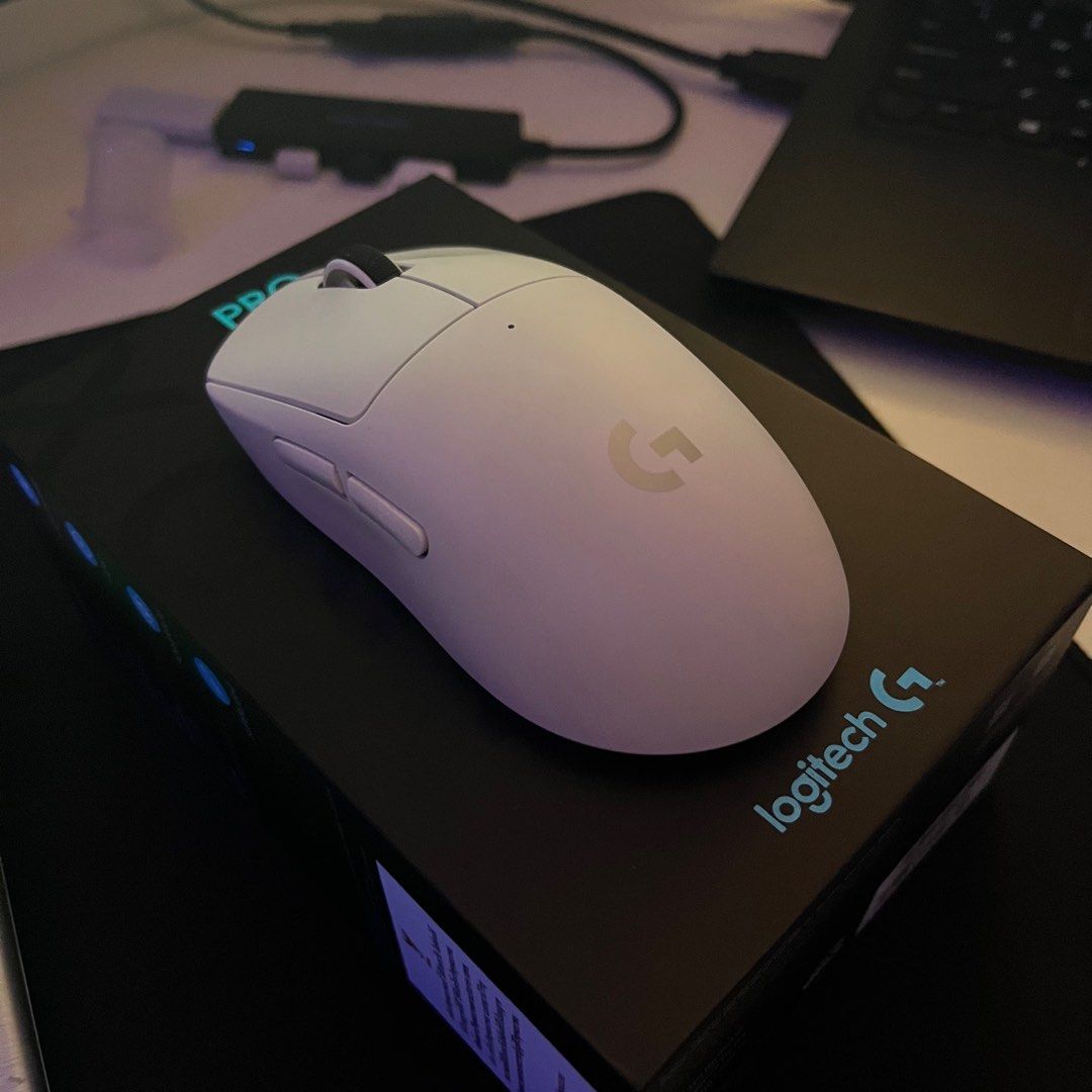 Logitech G Pro X Superlight White, Computers & Tech, Parts ...