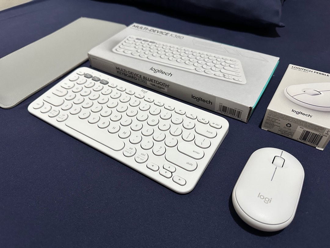 Logitech K380 Keyboard and M350 Pebble, Computers & Tech, Parts ...