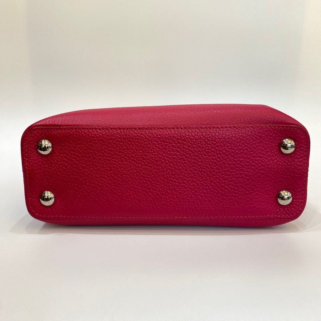 LOUIS VUITTON CAPUCINE PM PINK, Luxury, Bags & Wallets on Carousell